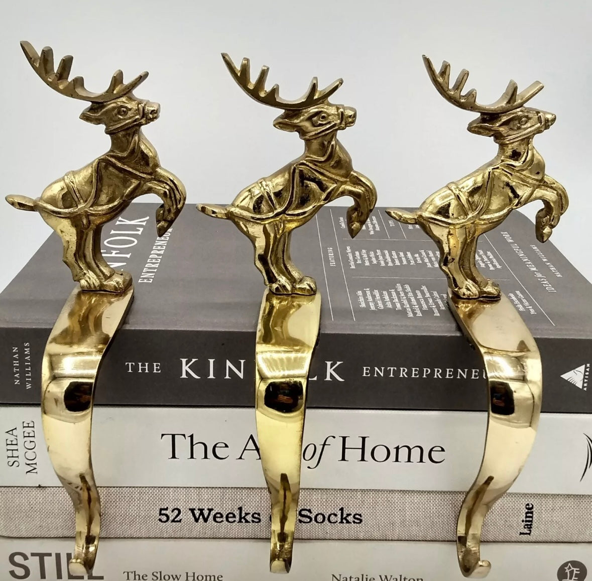 Reindeer Stocking Hangers – Vintage Collective by Lexi